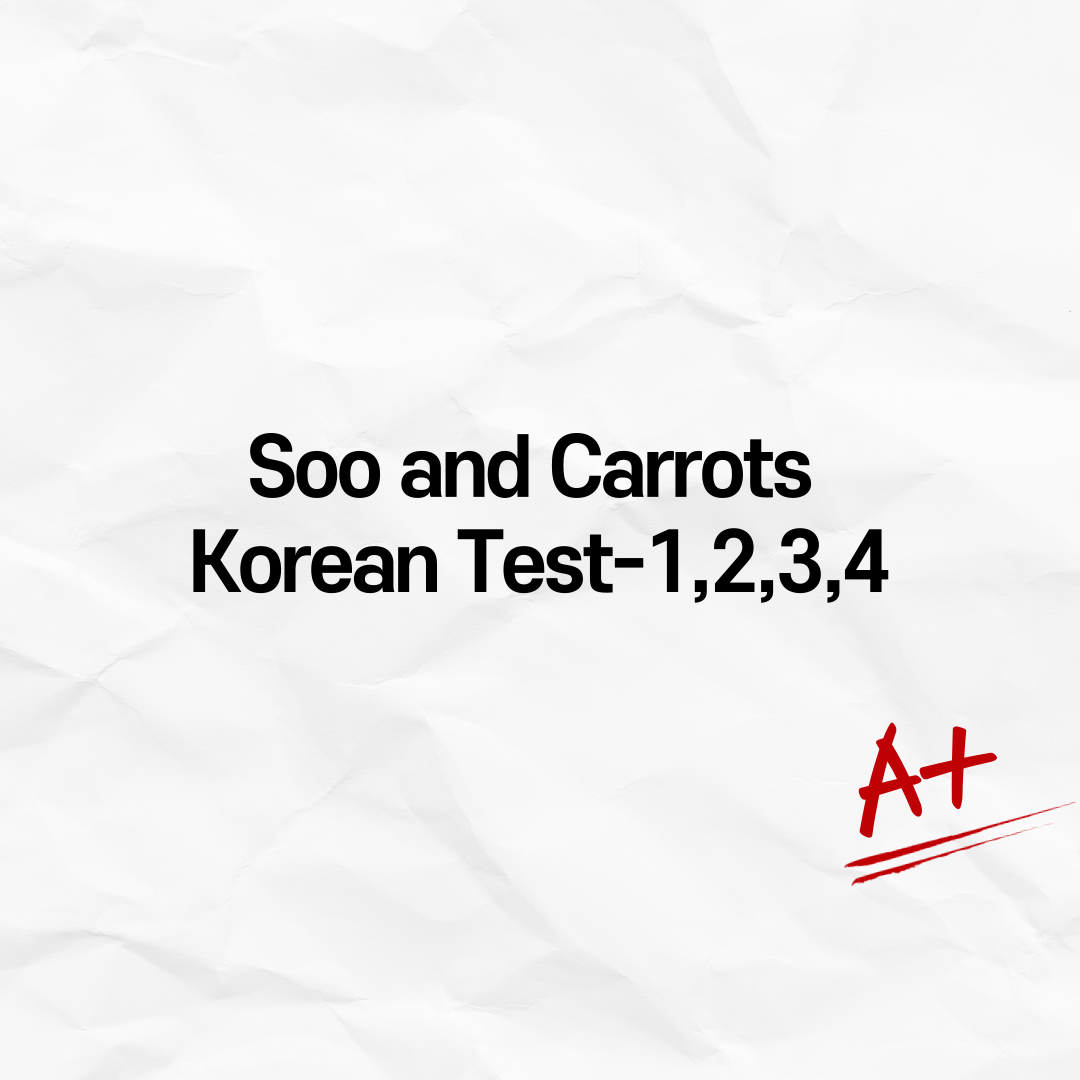 Korean Test 1,2,3,4 - With Love From Korea Grammar TOPIK Beginner ...